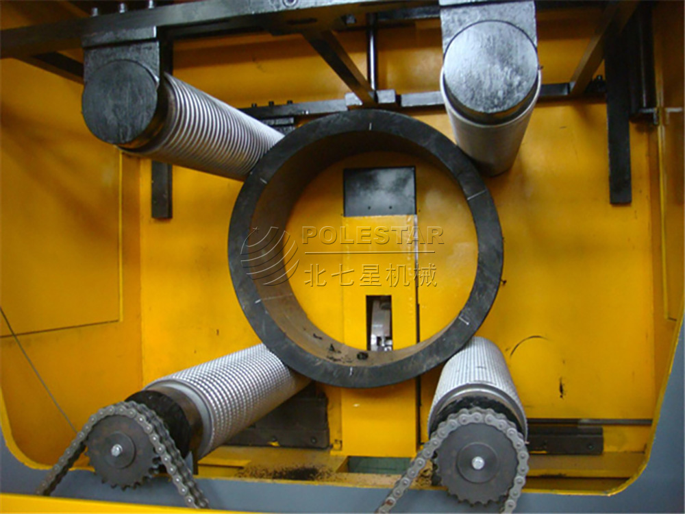 φ200-φ1600 large diameter plastic pipe full-automatic crusher unit ...