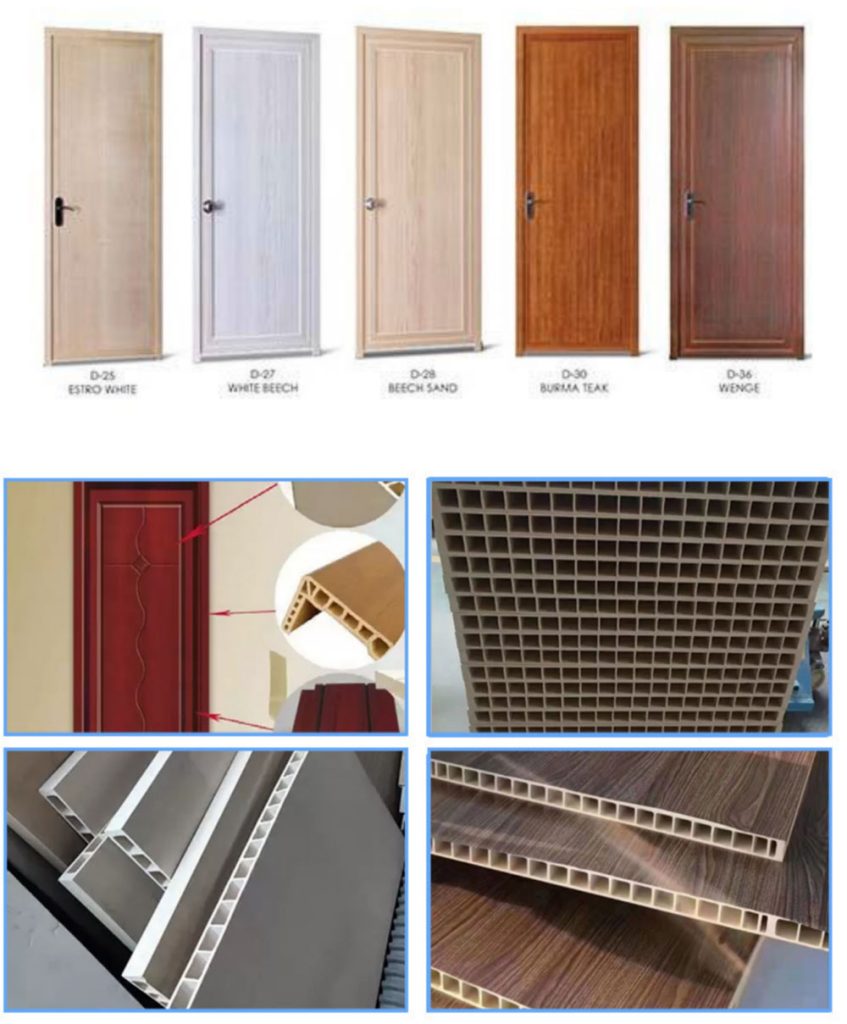 PVC DOOR PANEL PROFILE PRODUCTION LINE – Zhangjiagang Polestar ...