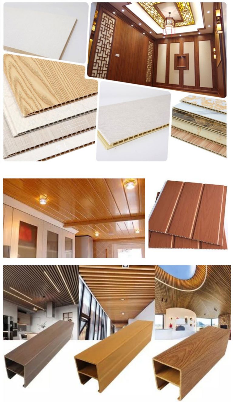 PVC CEILING PANEL PROFILE EXTRUSION MACHINE – Zhangjiagang Polestar ...